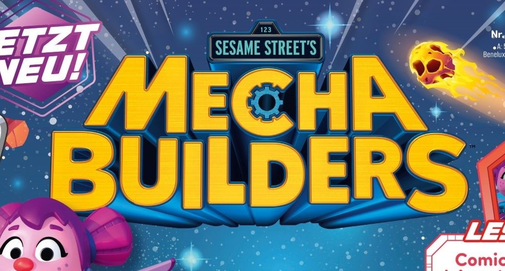 Gruner + Jahr startet Kindermagazin "Sesame Street's Mecha Builders"