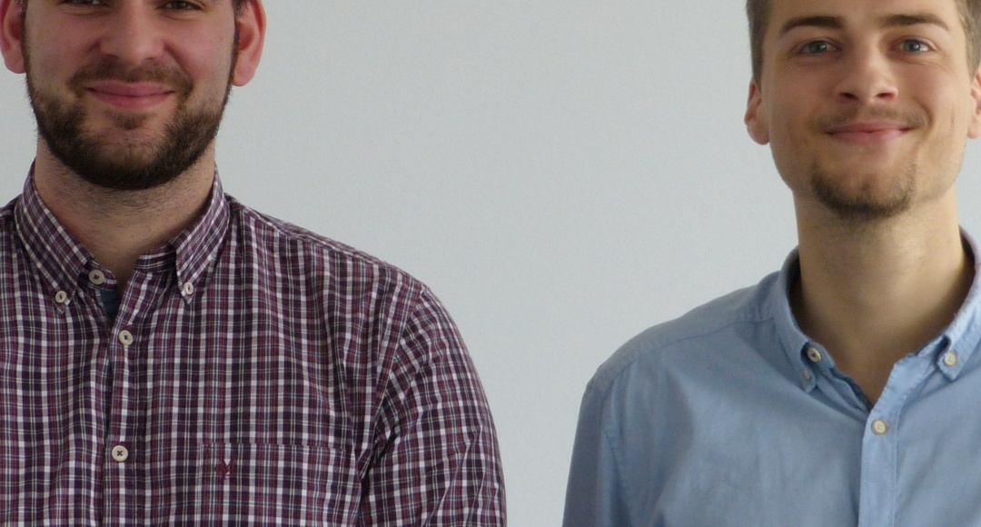 Jens Bois und Jens Wissing betreuen Sponsoren mit